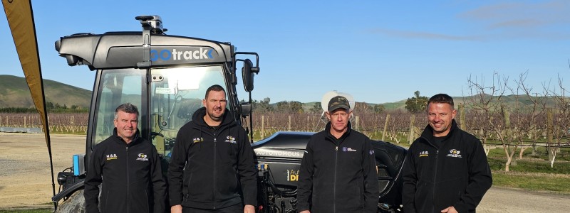 GOtrack-tractor + GPS-enabled HSS Sprayer trial | Vertical Spraying ...